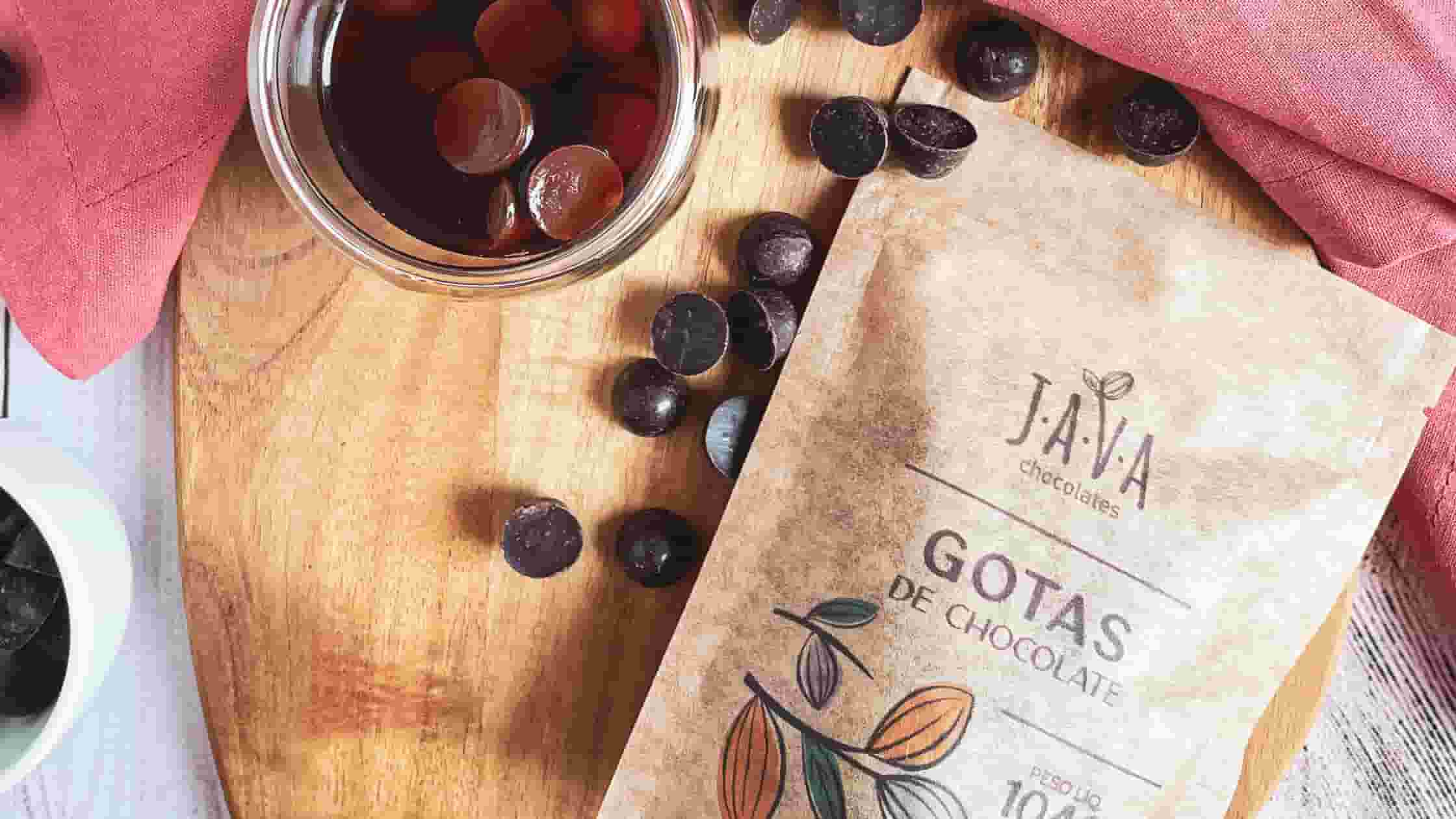 Gotas de Chocolate Amargo - Java Chocolates