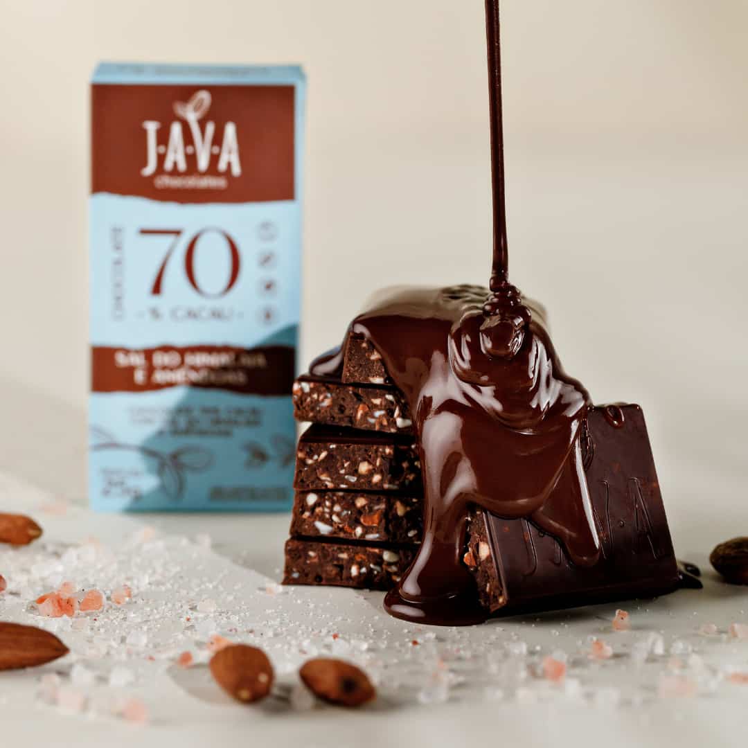 Como Fazer Chocolate Amargo. - Java Chocolates